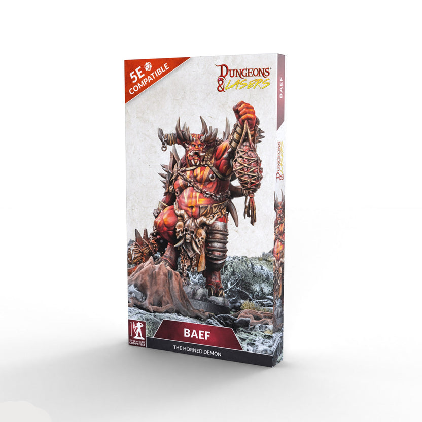 Dungeons & Lasers: Baef, the Horned Demon | Fiendish Fantasy Miniature ...